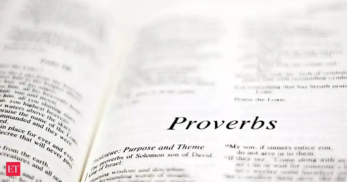 proverb of the day (April 29): Jewish proverb of the day: “Words that ...