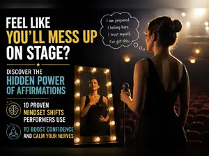 affirmations for performers: Feel like you’ll mess up on stage ...
