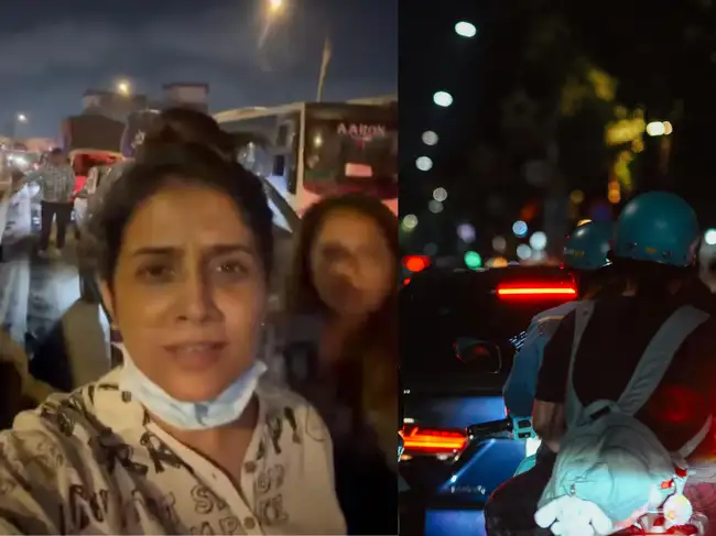 Mumbai traffic horror: Actor Sonali Kulkarni shares 5-hour 'completely ...