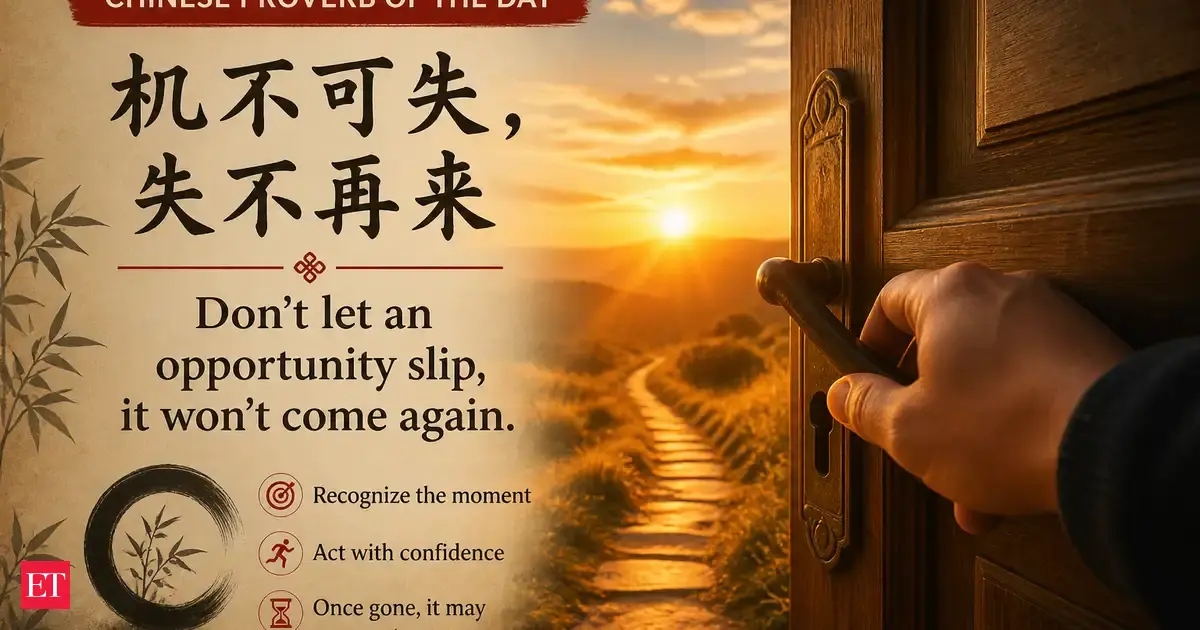 Chinese proverb of the day on opportunity: Chinese proverb of the day ...