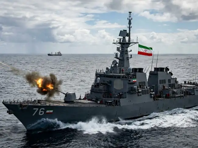 Iran fires 'warning shots' as US Navy says its ships entered Gulf via ...