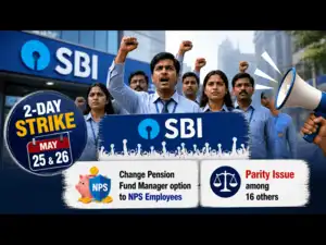 state bank of india: SBI employees’ 2-day strike on May 25, 26: Pension ...