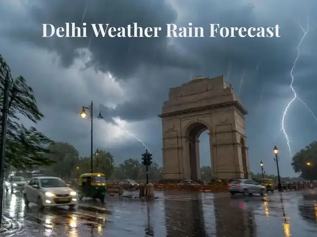 Delhi Weather Today Rain Time: IMD issues orange alert, heavy rain and ...