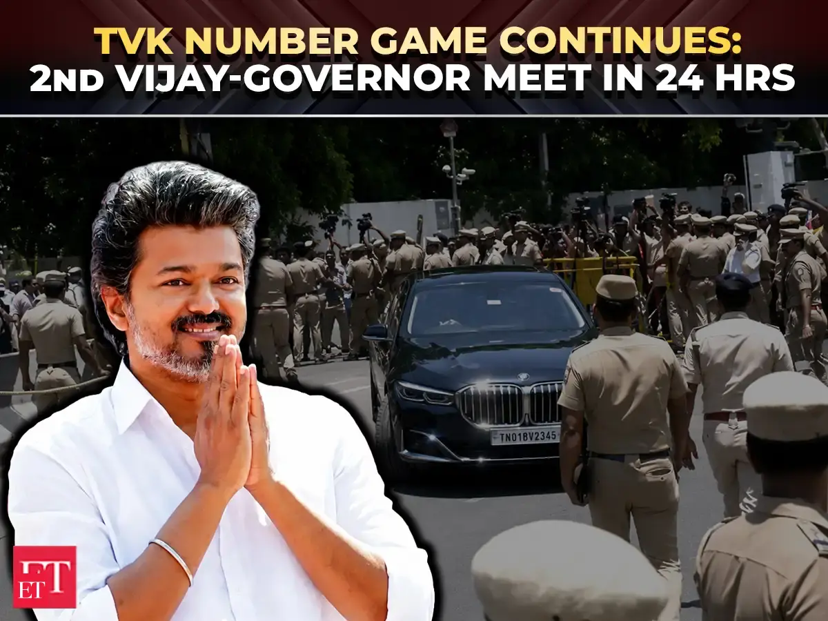 Tamil Nadu: Vijay meets Governor again; Govt formation uncertain as TVK ...