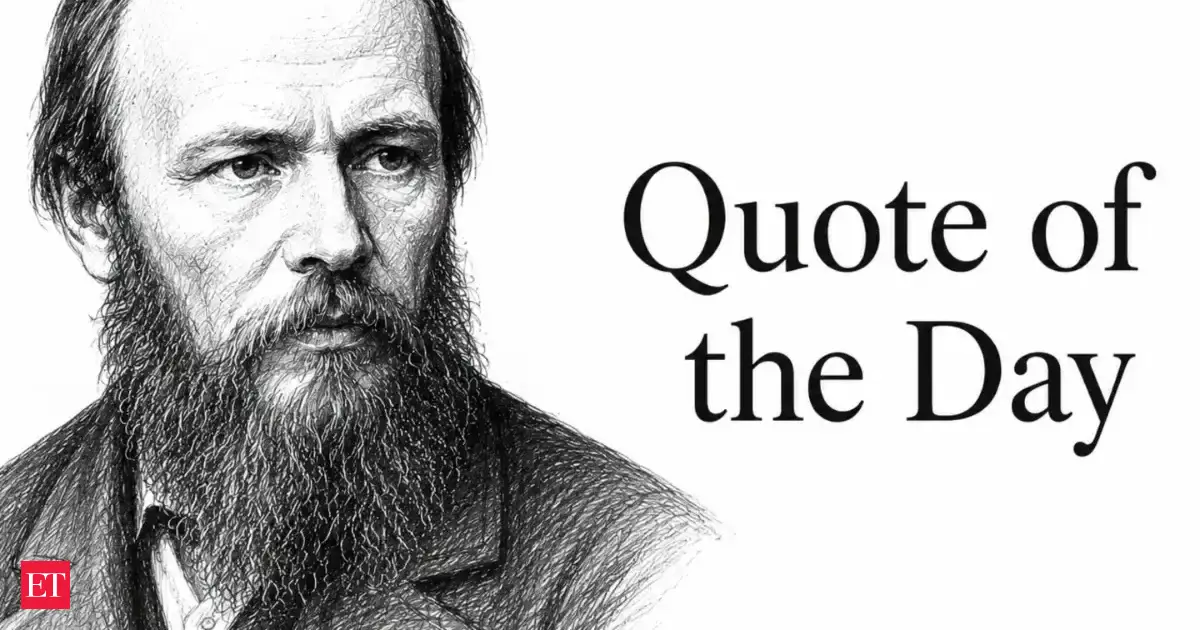 Quote of the Day by Russian author Fyodor Dostoevsky: ‘Happiness does ...