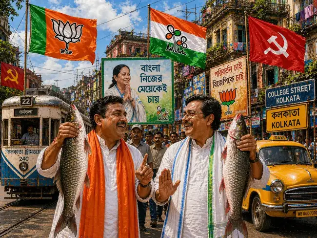 BJP serves fish curry and rice in West Bengal to counter food politics ...