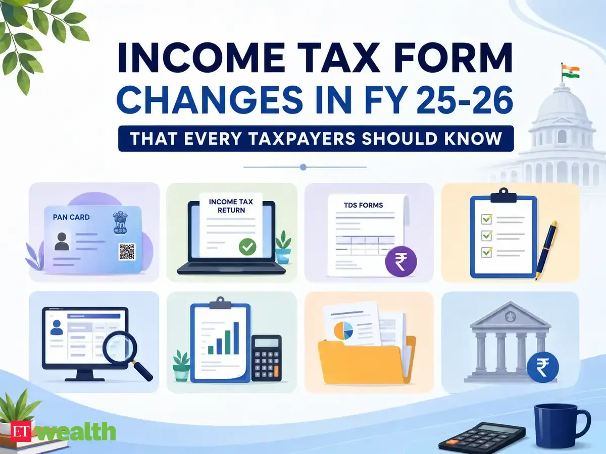 8 income tax form changes in FY 25-26 that every taxpayers should know ...