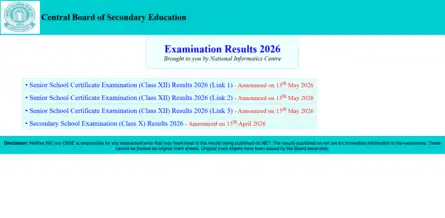 CBSE Class 12th Result 2026 results.cbse.nic.in Live Updates: Board ...