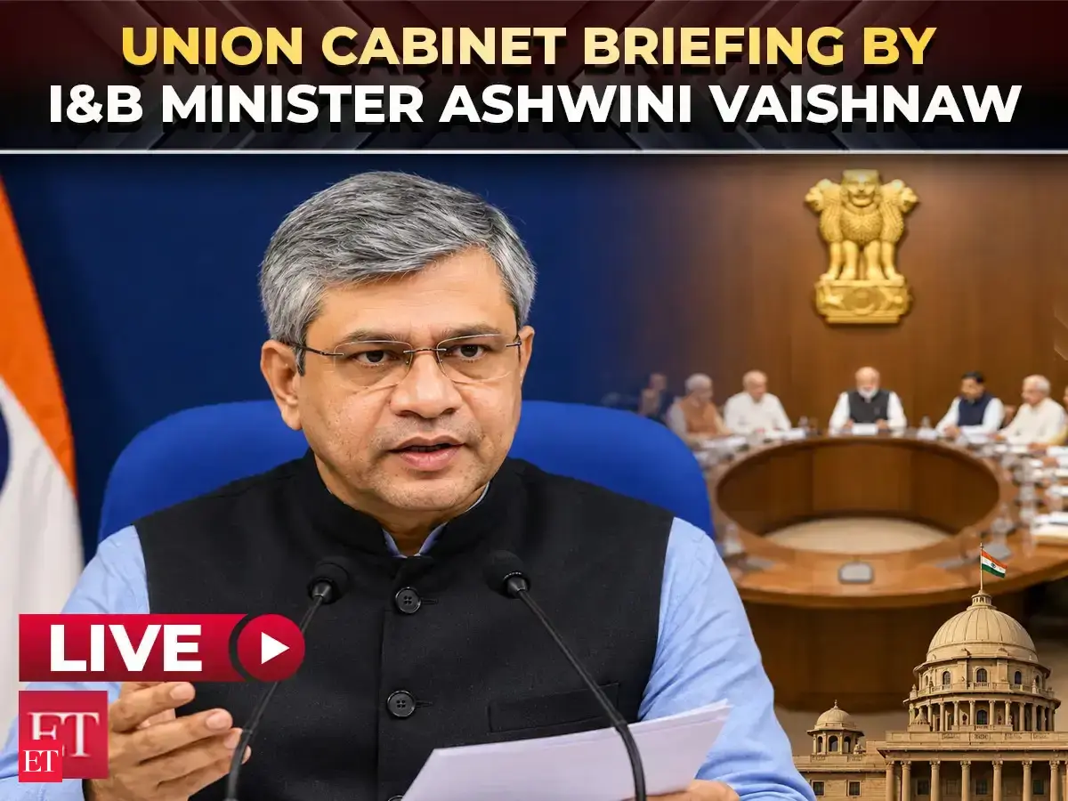 Union Cabinet briefing by I&B Minister Ashwini Vaishnaw - The Economic ...
