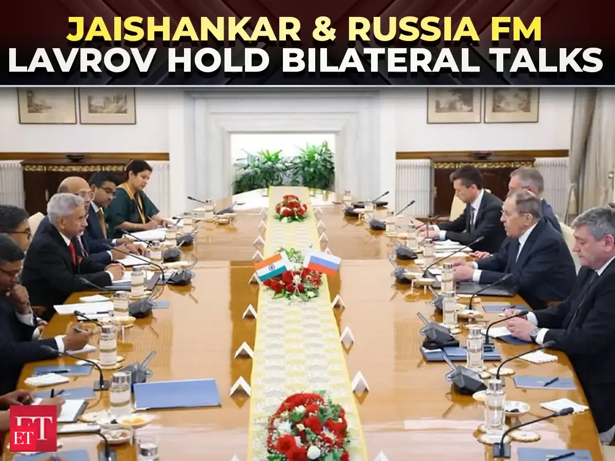 S Jaishankar welcomes Sergey Lavrov for BRICS meet, reviews India ...