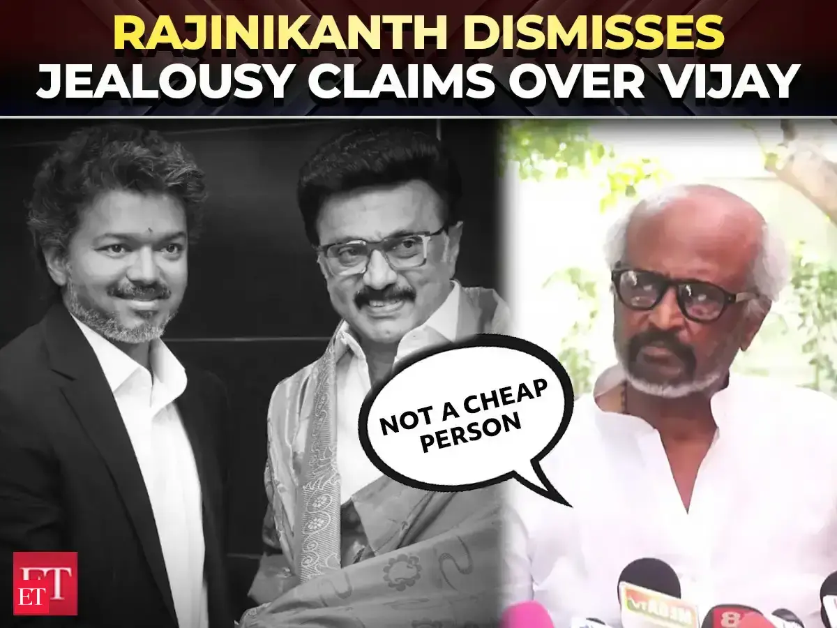 Rajinikanth dismisses jealousy claims over Vijay, says friendship with ...