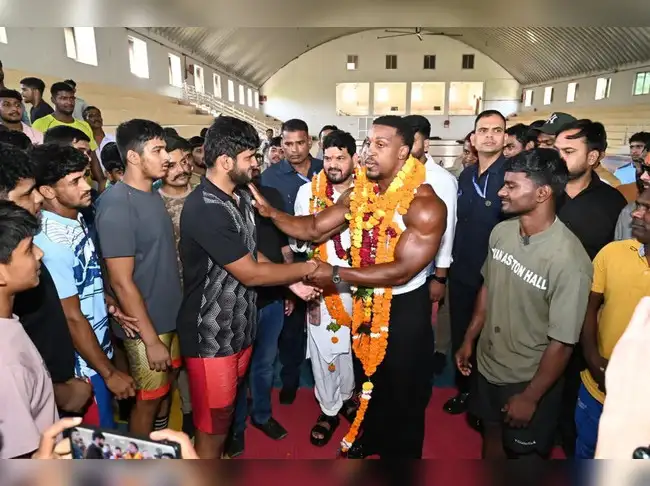 US fitness icon Ashton Hall stunned by Brij Bhushan’s 15-acre Gonda ...