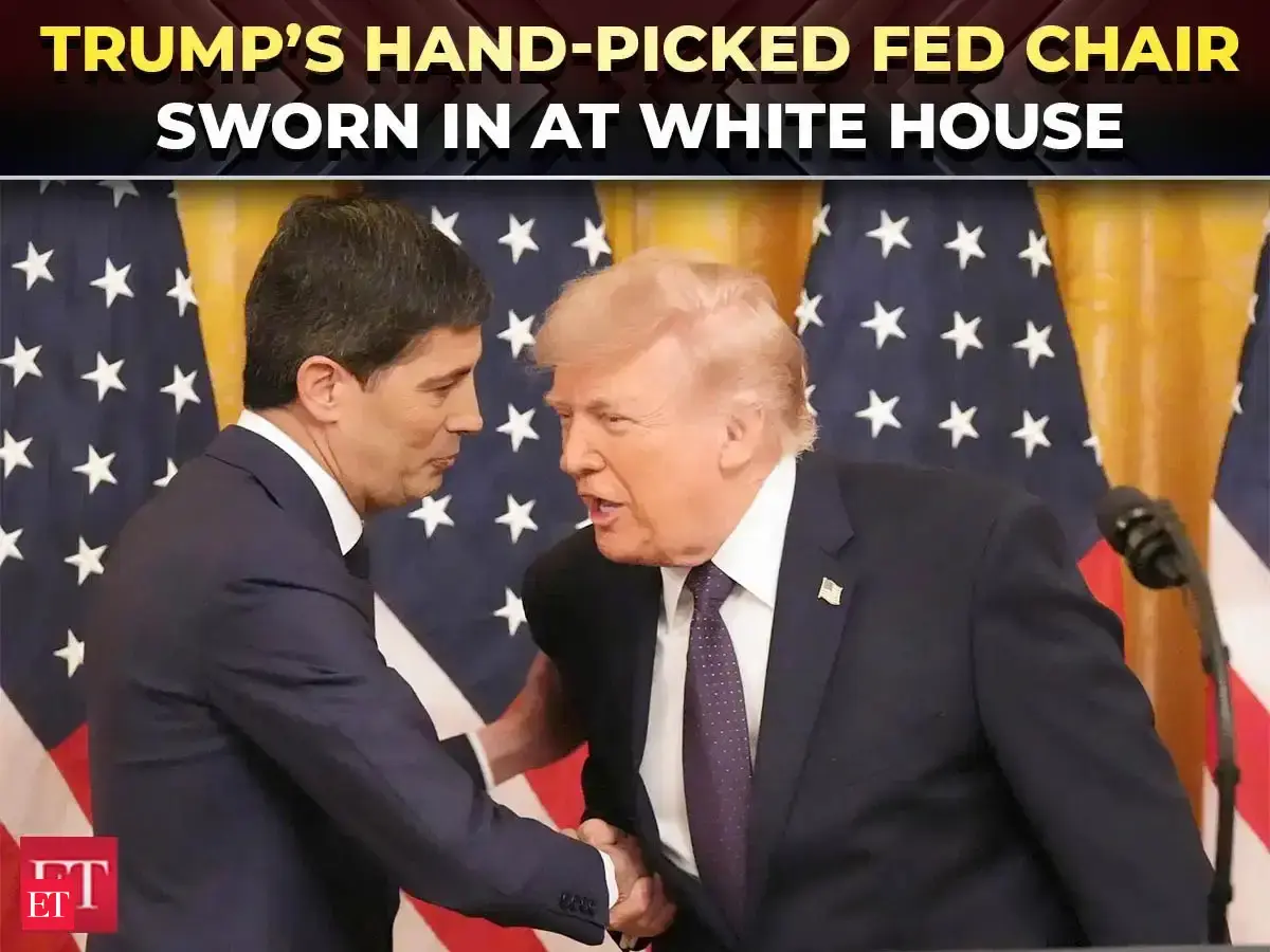 ‘I want an independent Fed’: Trump swears in Kevin Warsh after dramatic ...