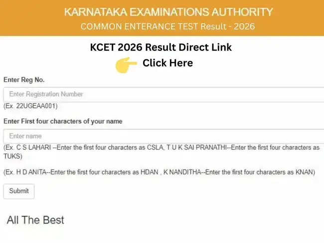 KCET Result Date 2026 link: Check latest update from KEA, when and ...