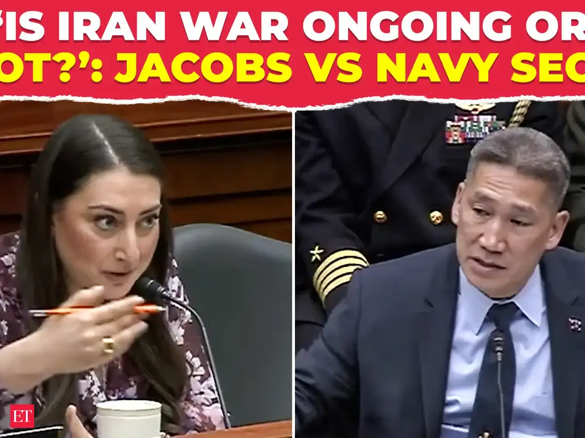 ‘But Trump said Iran war was over’: Jacobs presses Navy Secy as he says ...