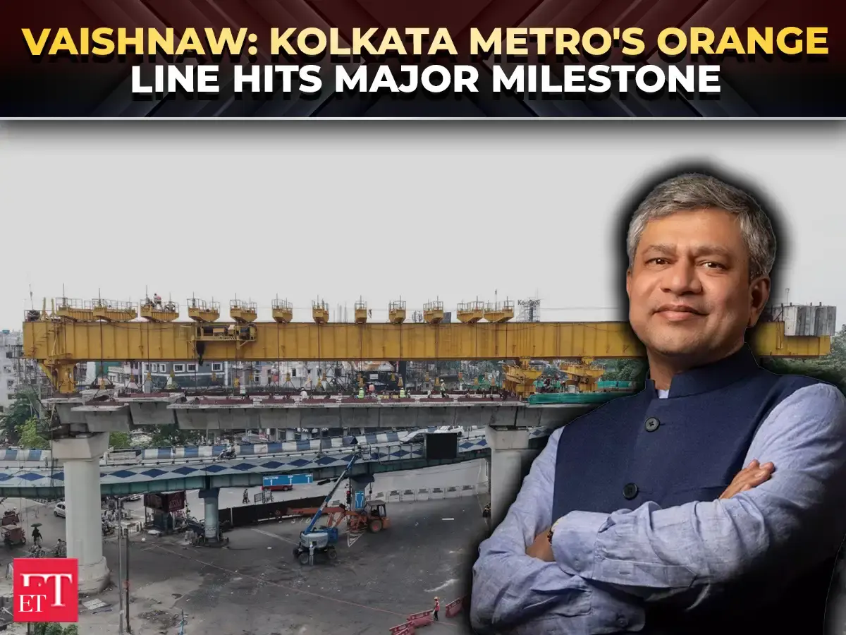 Ashwini Vaishnaw announces breakthrough in Kolkata Metro's Orange Line ...