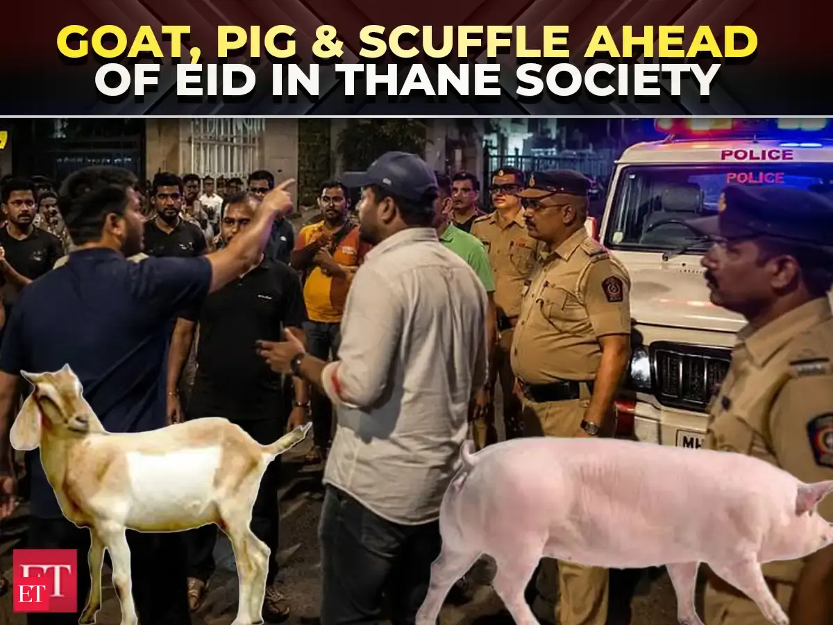 Thane Bakrid row: Tension over goat shed inside Mira Road society ...