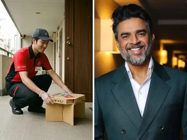 Actor Madhavan is impressed by pizza delivery boy's special care after ...