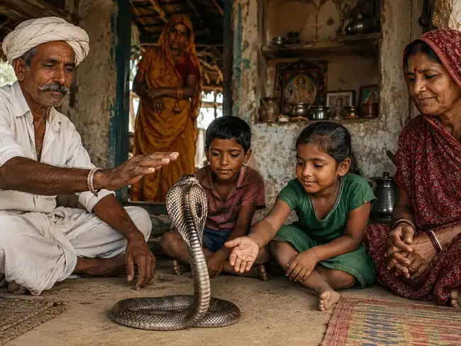 India’s most unusual village where cobras roam freely through homes and ...