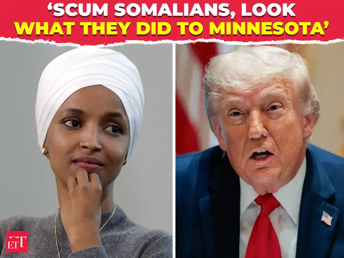 'They're all CROOKS, the SOMALIANS...': Trump, Vance blast Ilhan Omar ...