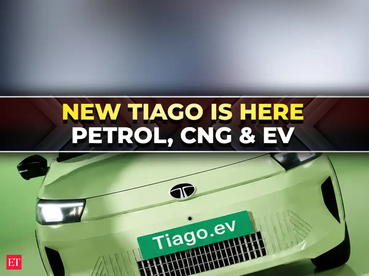 Tata Motors launches next-gen Tiago at Rs 4.69 lakh, Tiago.ev starts at ...