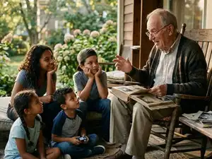 Psychology suggests the grandparent who tells the same family stories ...
