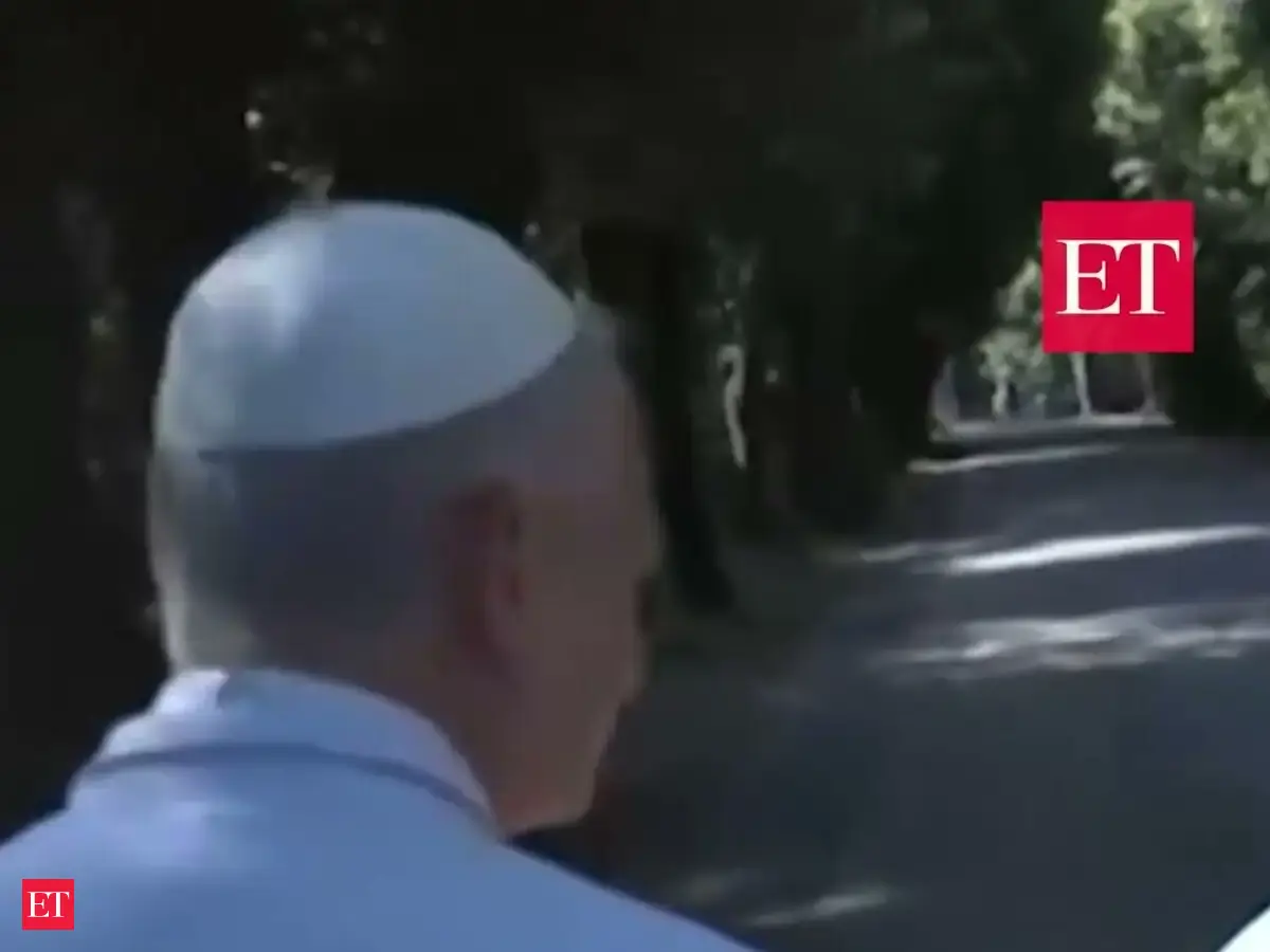 Pope Leo gets behind the wheel of Ferrari Luce EV during Rome unveiling ...