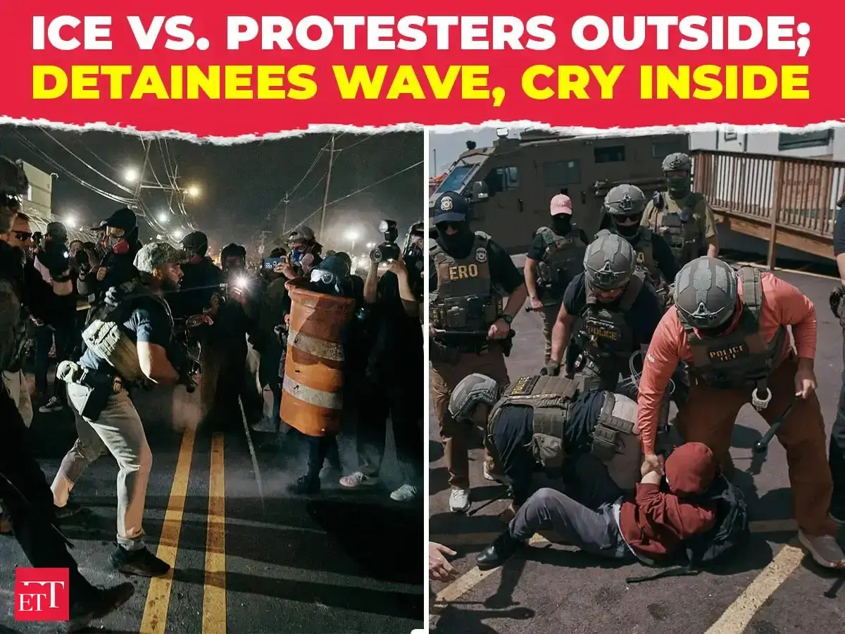 Newark ICE protests turn ugly, protesters clash with Fed officers ...