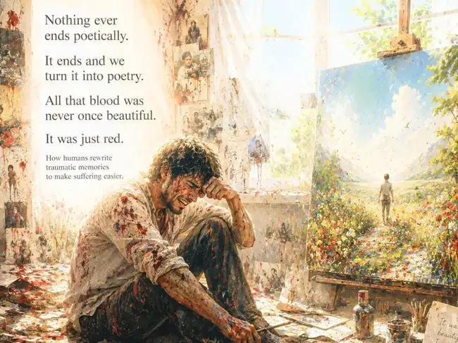 Philosophy lesson for the day: 'Nothing ever ends poetically. It ends ...