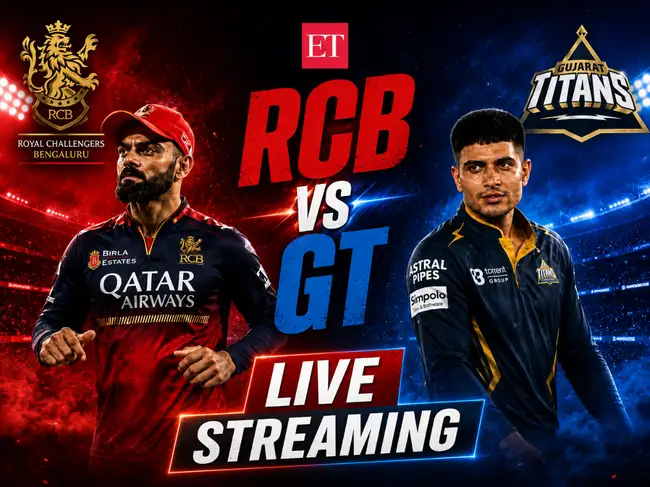 RCB vs GT IPL 2026 Final Live Streaming: When & where to watch Royal ...