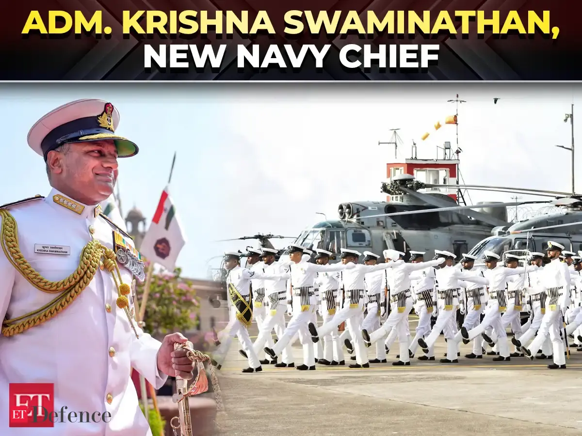 'Operational readiness highest priority', Admiral Swaminathan assumes ...