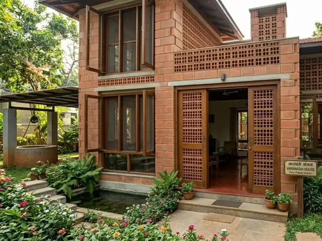 No AC, only clay blocks: How Bengaluru man’s creative home design keeps ...