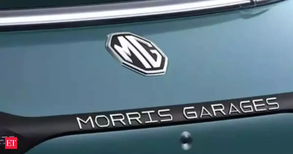 JSW MG Motor India sells 6,048 units in May - The Economic Times