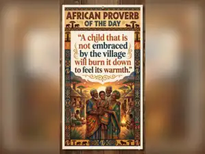 famous african proverbs: African Proverb of the Day: 'A child that is ...