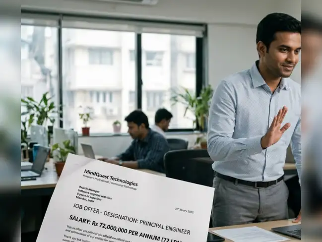 'Money isn't everything ': Employee says no to Rs 72 LPA without regret ...