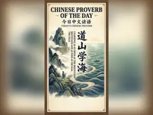 Chinese Proverb of the Day: Chinese Proverb of the Day: 'Learning is as ...