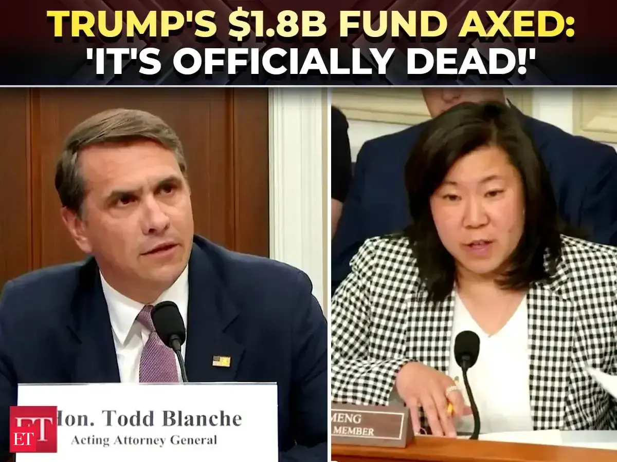 'We aren't moving forward with it': Blanche confirms Trump's $1.8B anti ...