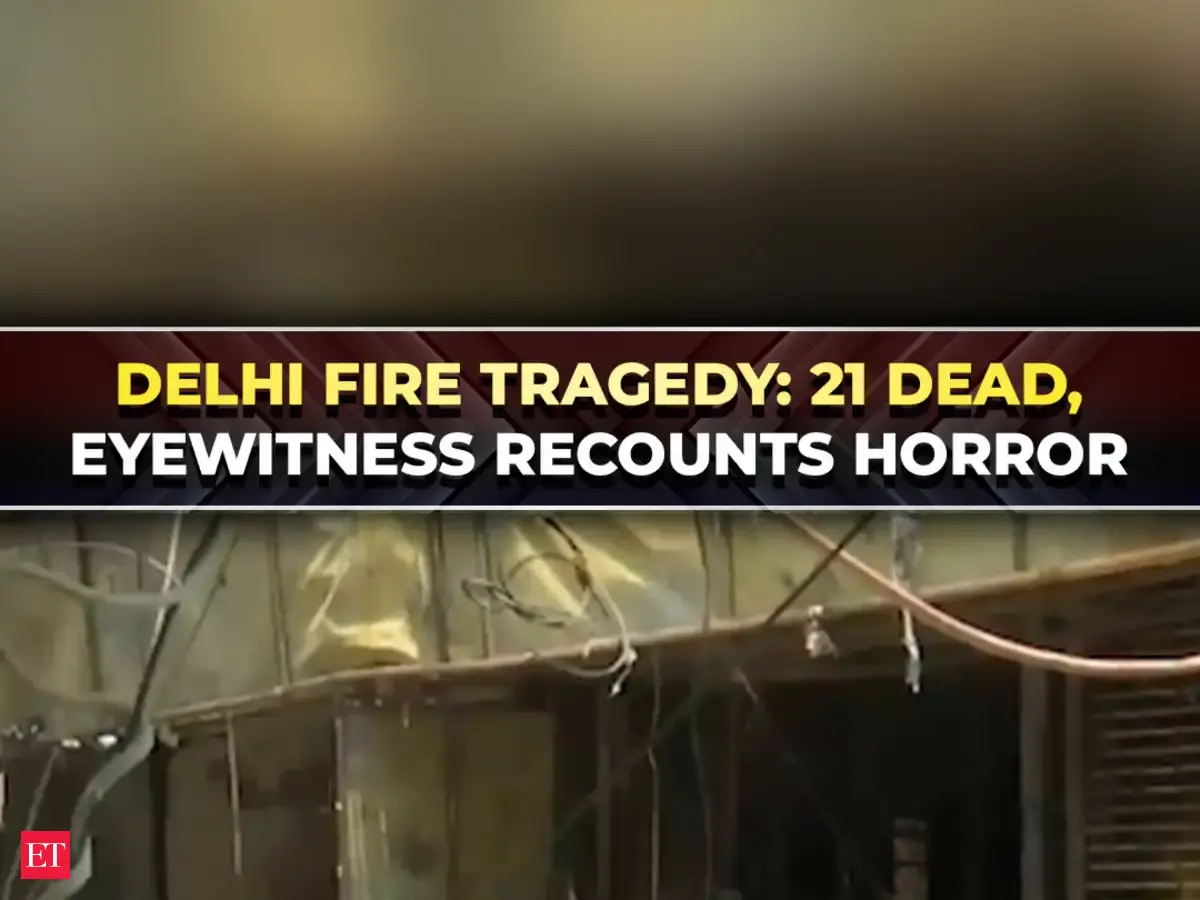 Delhi fire tragedy claims 21 lives in Malviya Nagar; eyewitnesses ...