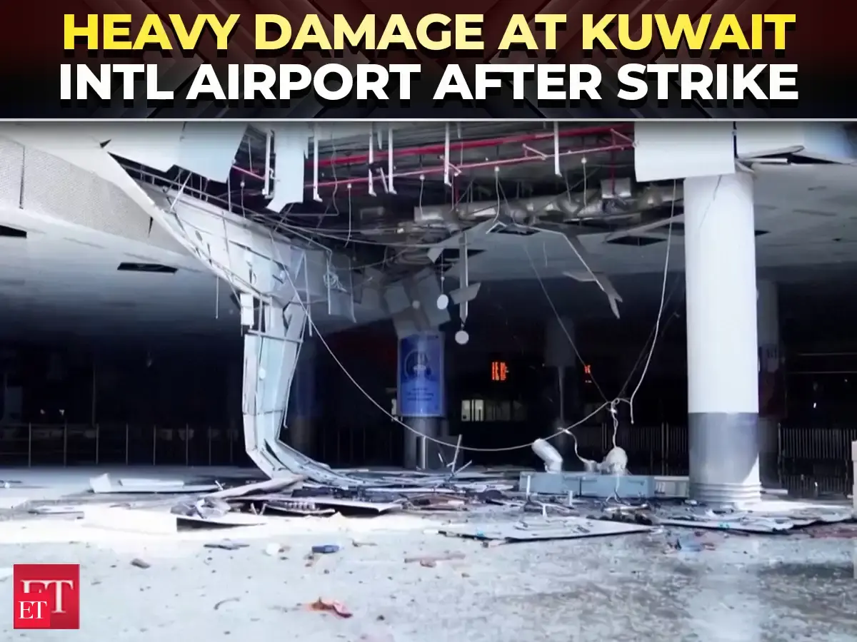 Kuwait International airport attack leaves trail of destruction; Iran ...