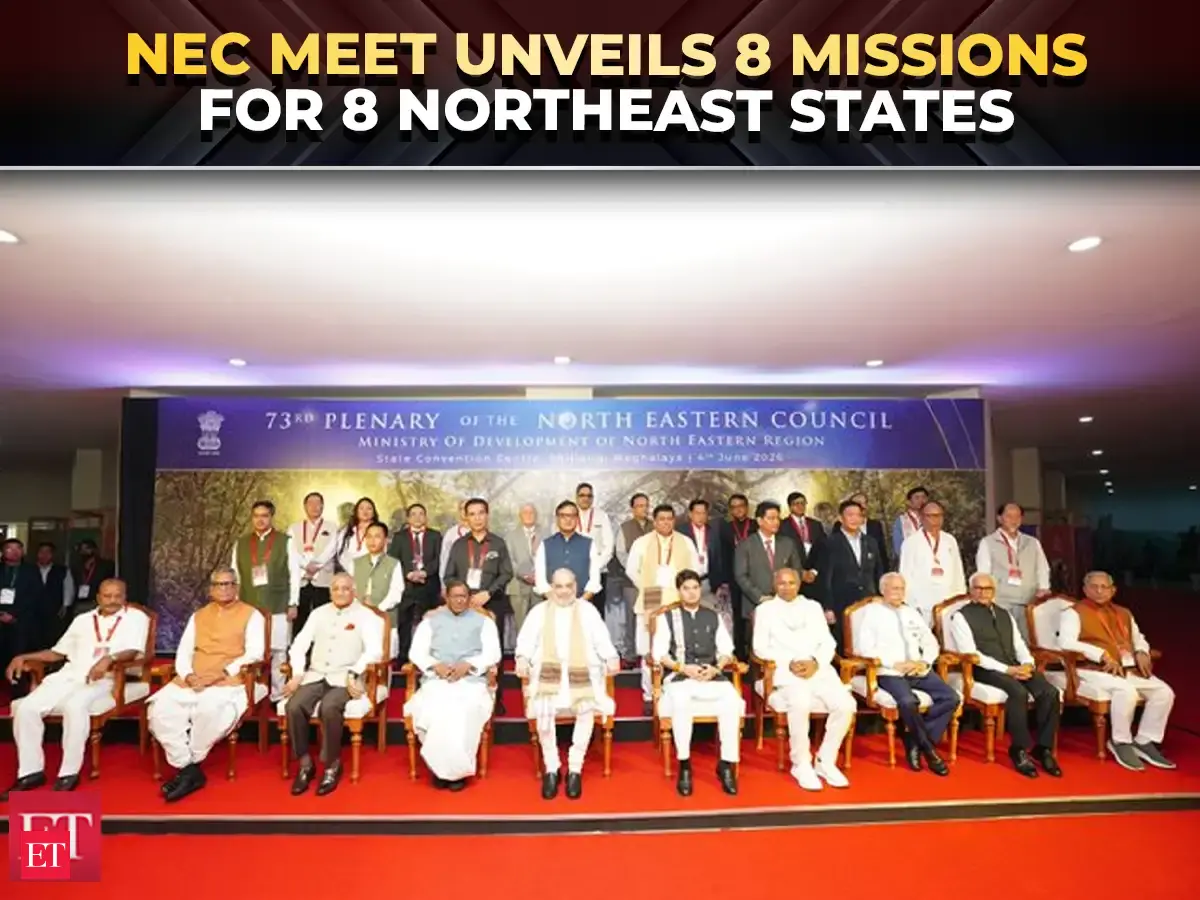Amit Shah chairs NEC’s 73rd Plenary Session in Shillong; 8 missions for ...