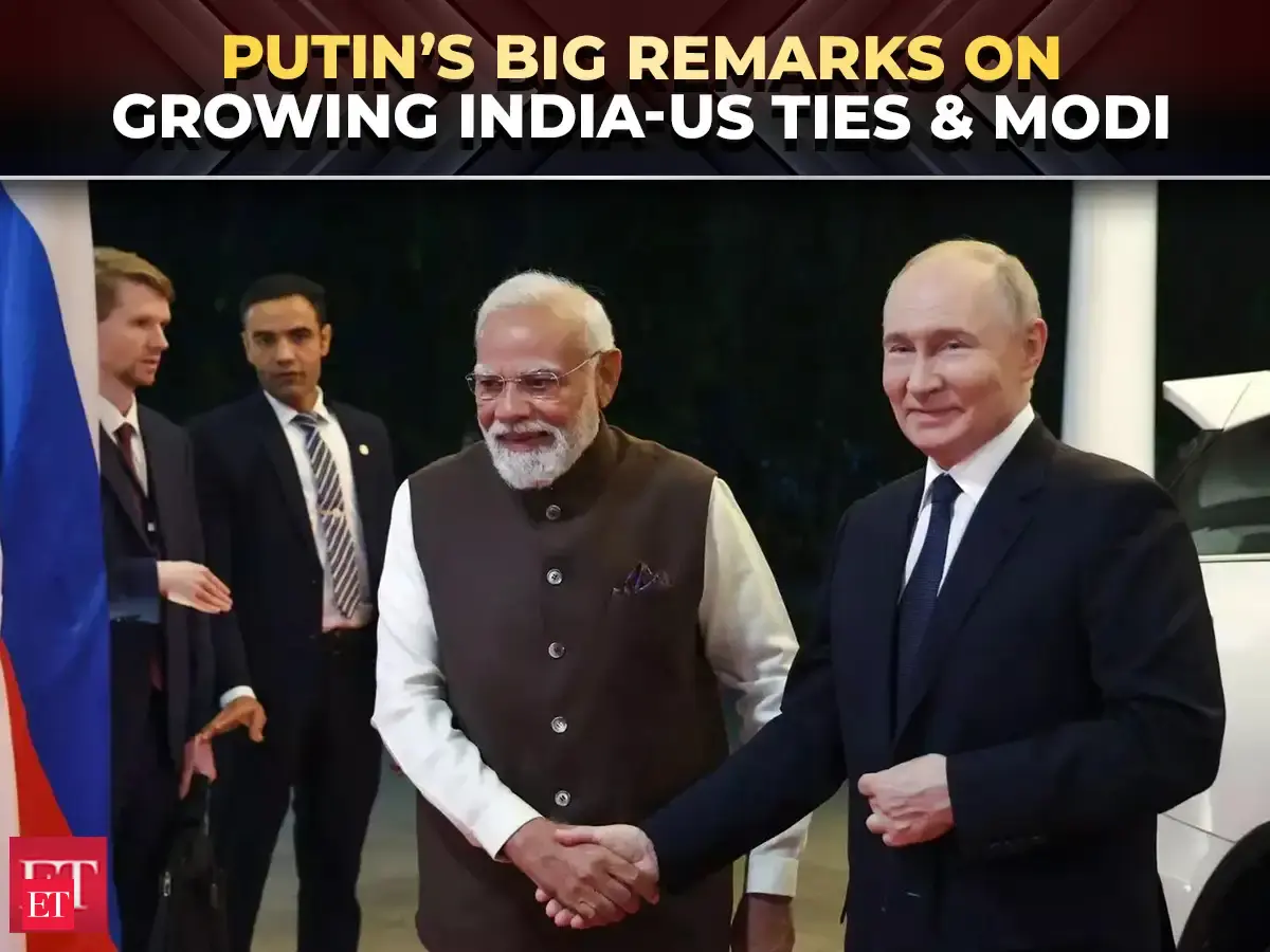 'US pressuring India over Russia ties': Putin’s praises India, Modi ...