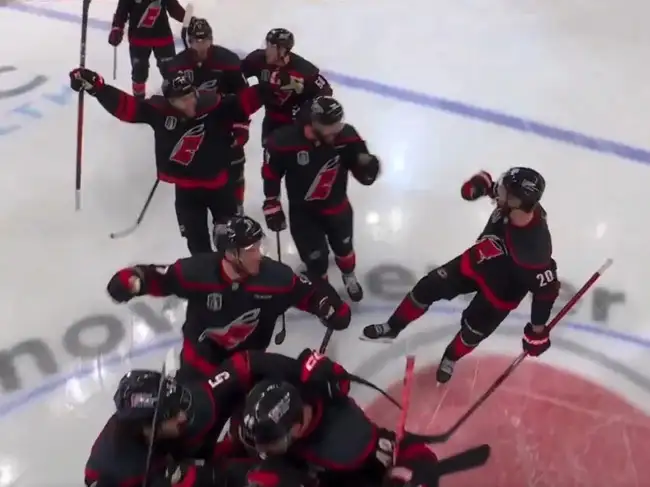 Golden Knights vs Hurricanes: Seth Jarvis nets OT winner as Hurricanes ...