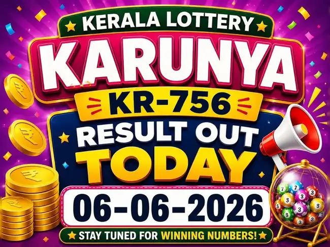 Kerala Lottery Karunya KR-756 result out today (06-06-2026); check Rs 1 ...