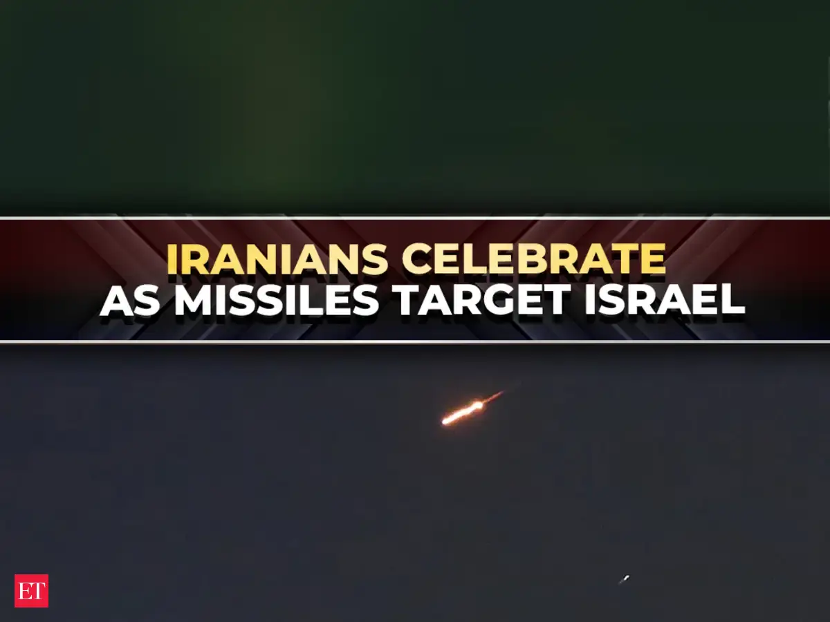 Crowds celebrate in Tehran as Iran launches missile barrage at Israel ...