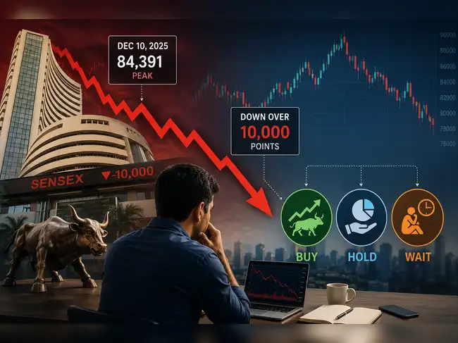 Sensex down over 10K points from Dec peak. Should MF investors buy the ...