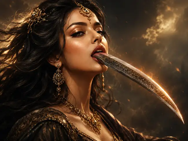 Italian proverb of the day: 'A woman's tongue is her sword, and she ...