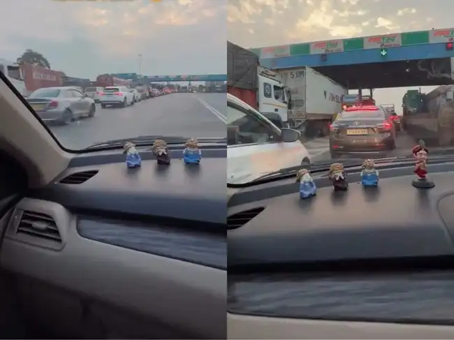 Car allegedly cuts 100-vehicle toll queue in Rajasthan, video triggers ...