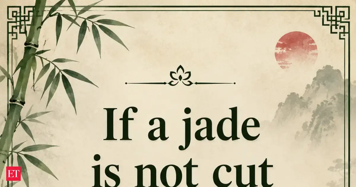 life lessons about perseverance: Chinese Proverb of the Day: If a jade ...