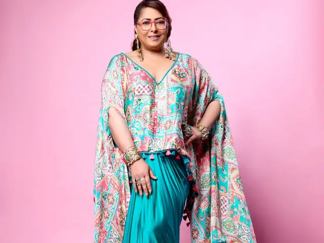 Geeta Kapur’s vibrant festive look is a masterclass in statement ...