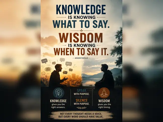 life lesson quotes: Life lesson of the day: 'Knowledge is knowing what ...